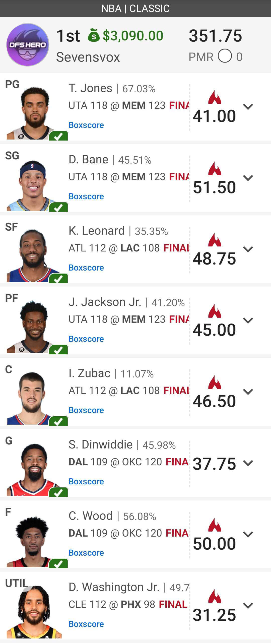 Top Hero MLB DFS Picks - DFS Hero | Daily Fantasy Sports Tools